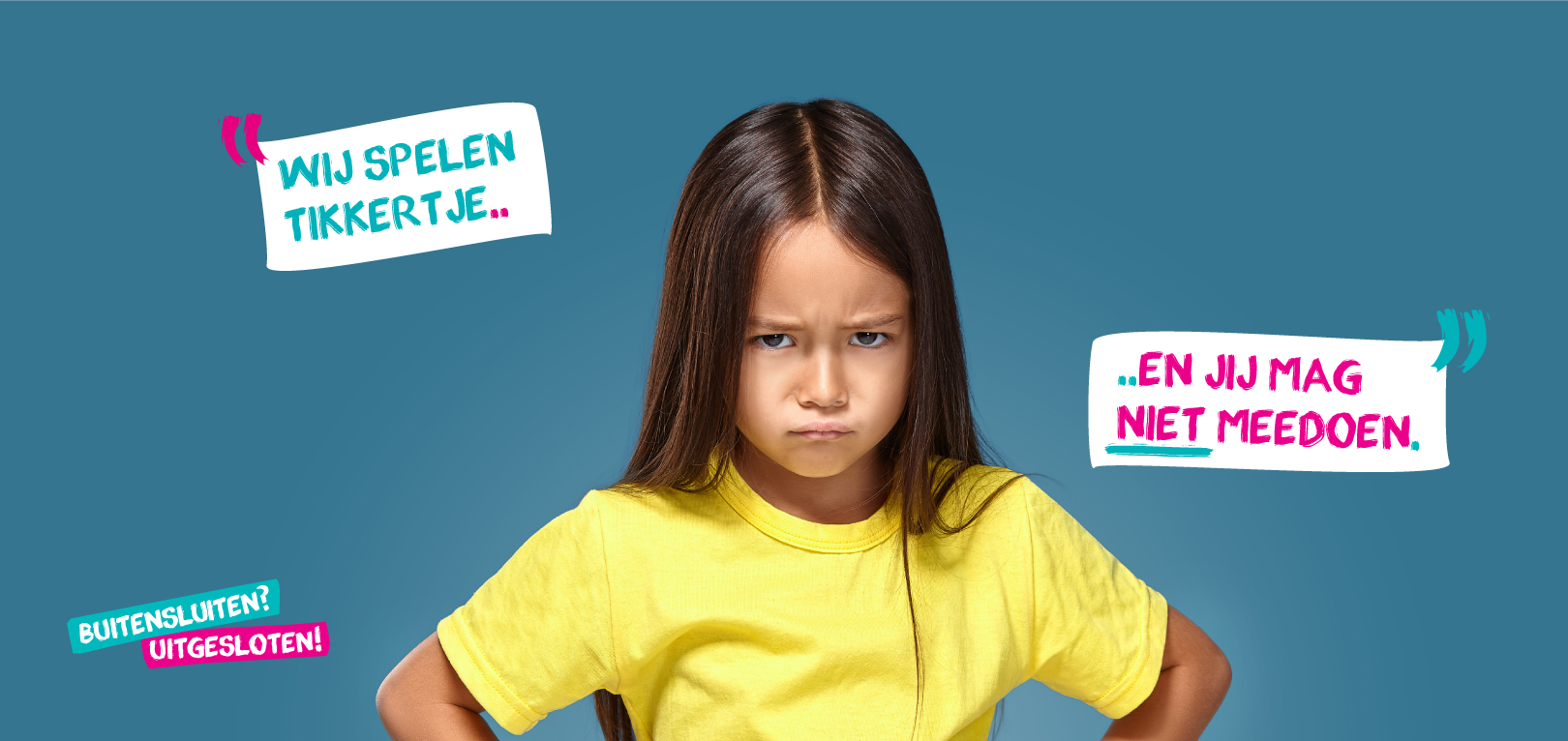 Wij spelen tikkertje... en jij mag niet meedoen! - Week tegen Pesten